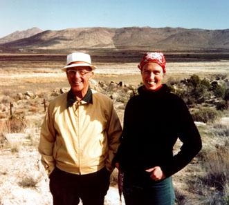 Carl Rogers and his daughter, Natalie Rogers, 1981